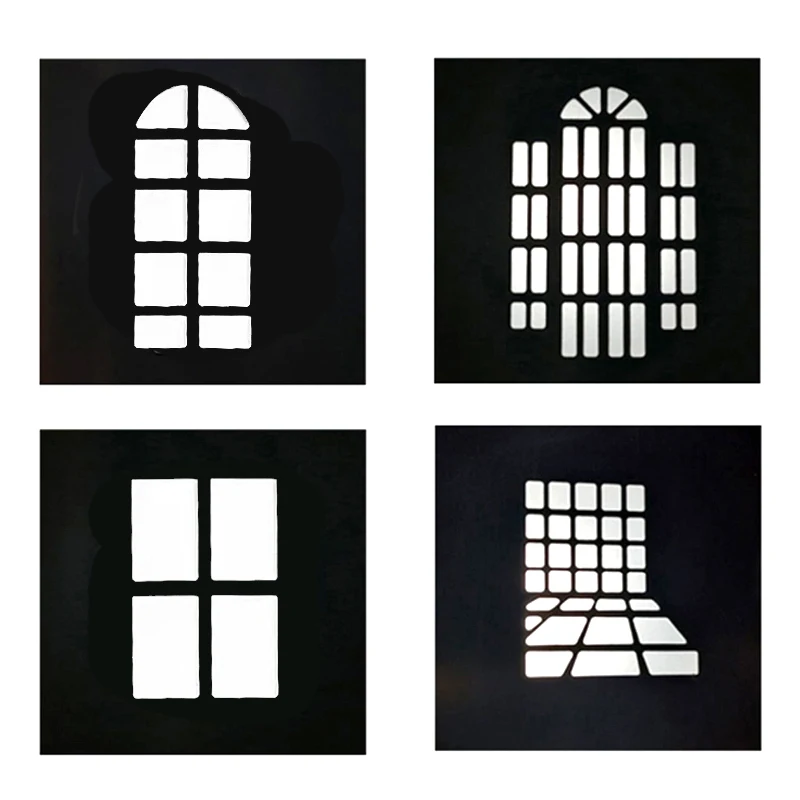 24 style DIY optical snoot background shape effect projection film ...