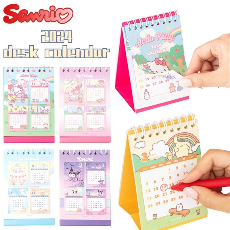 Sanrio-2024-Desk-Calendar-Hello-Kitty-Kuromi-Coil-Desktop-Calendar ...