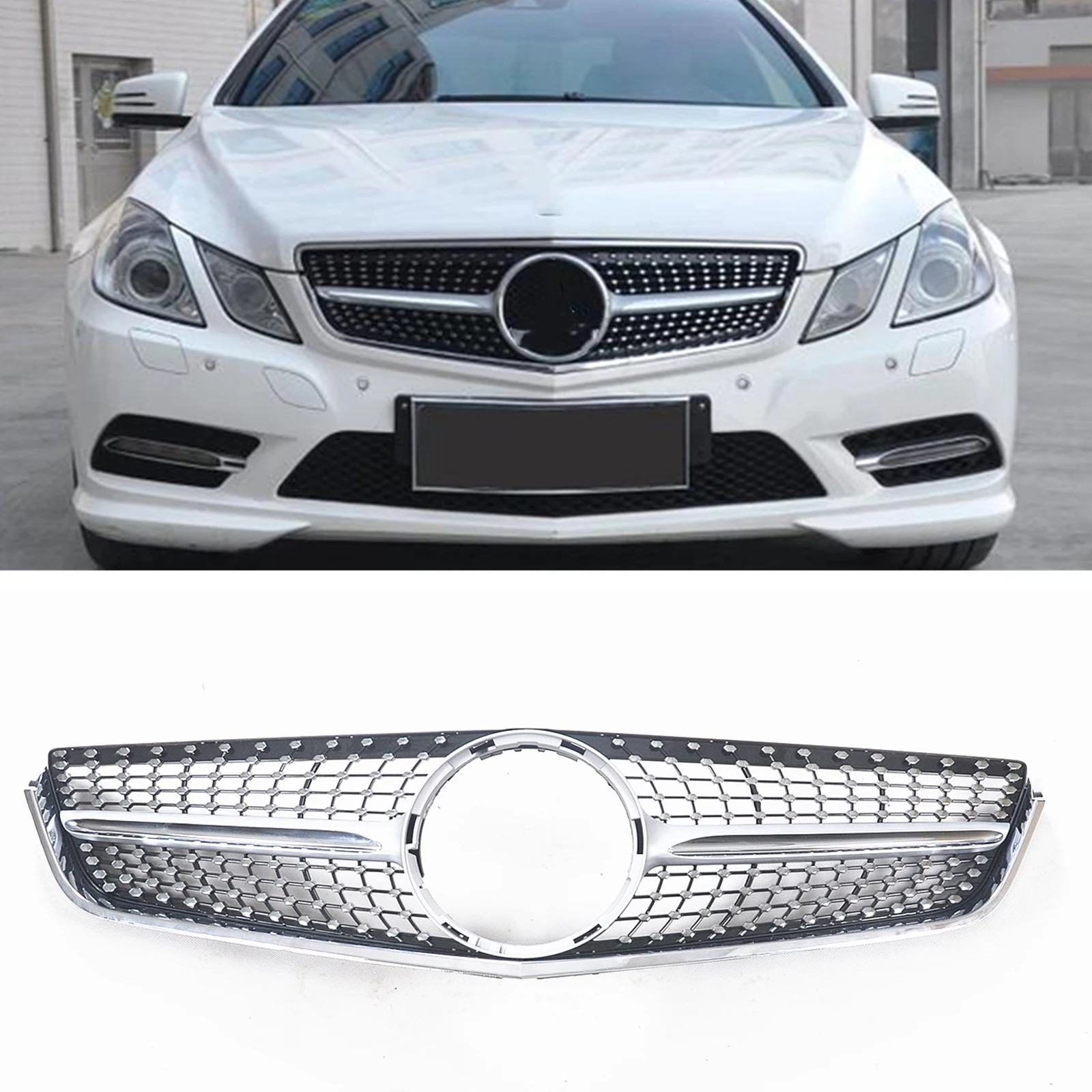 Grill Für Mercedes Benz E Klasse W207 C207 Coupe 2009-2013 Kühlergrill ...