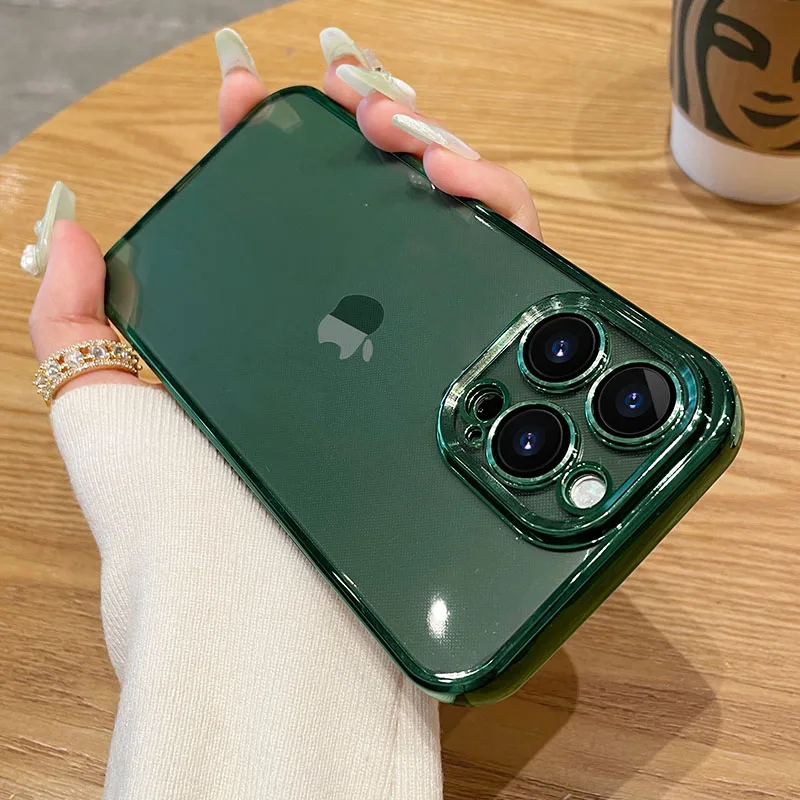 Luxury Plating Soft Case for IPhone 14 Plus 13 Pro Max 12 Mini 11 13Pro ...