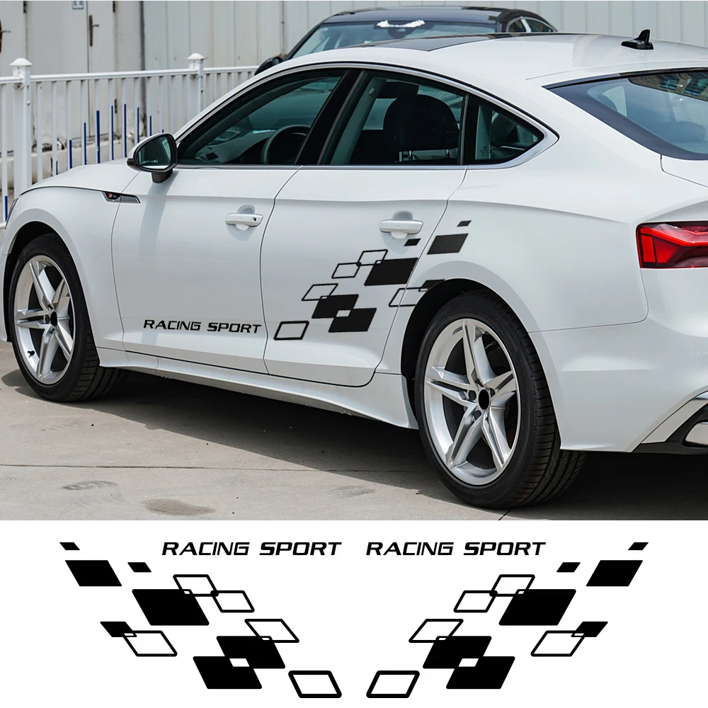 Car-Racing-Lattices-Sticker-For-Volkswagen-POLO-Golf-CC-GTI-R-LINE-R ...