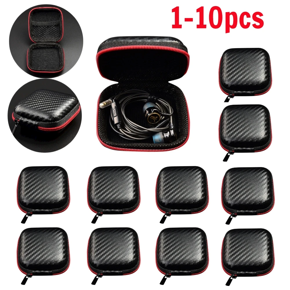 Wireless Headset Storage Box EVA Earphone Charging Cable Storage Case ...