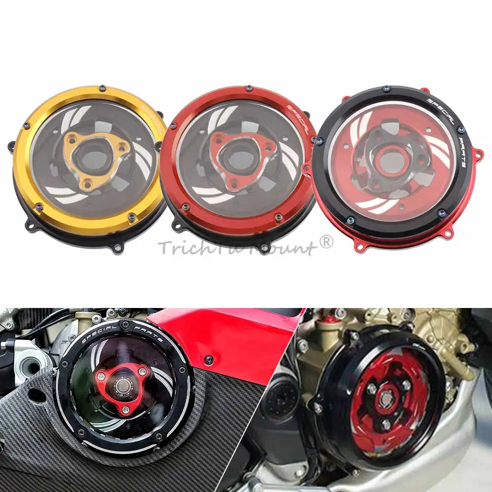 Racing Clear Clutch Cover Protective Kit for DUCATI V4 Models Panigale ...