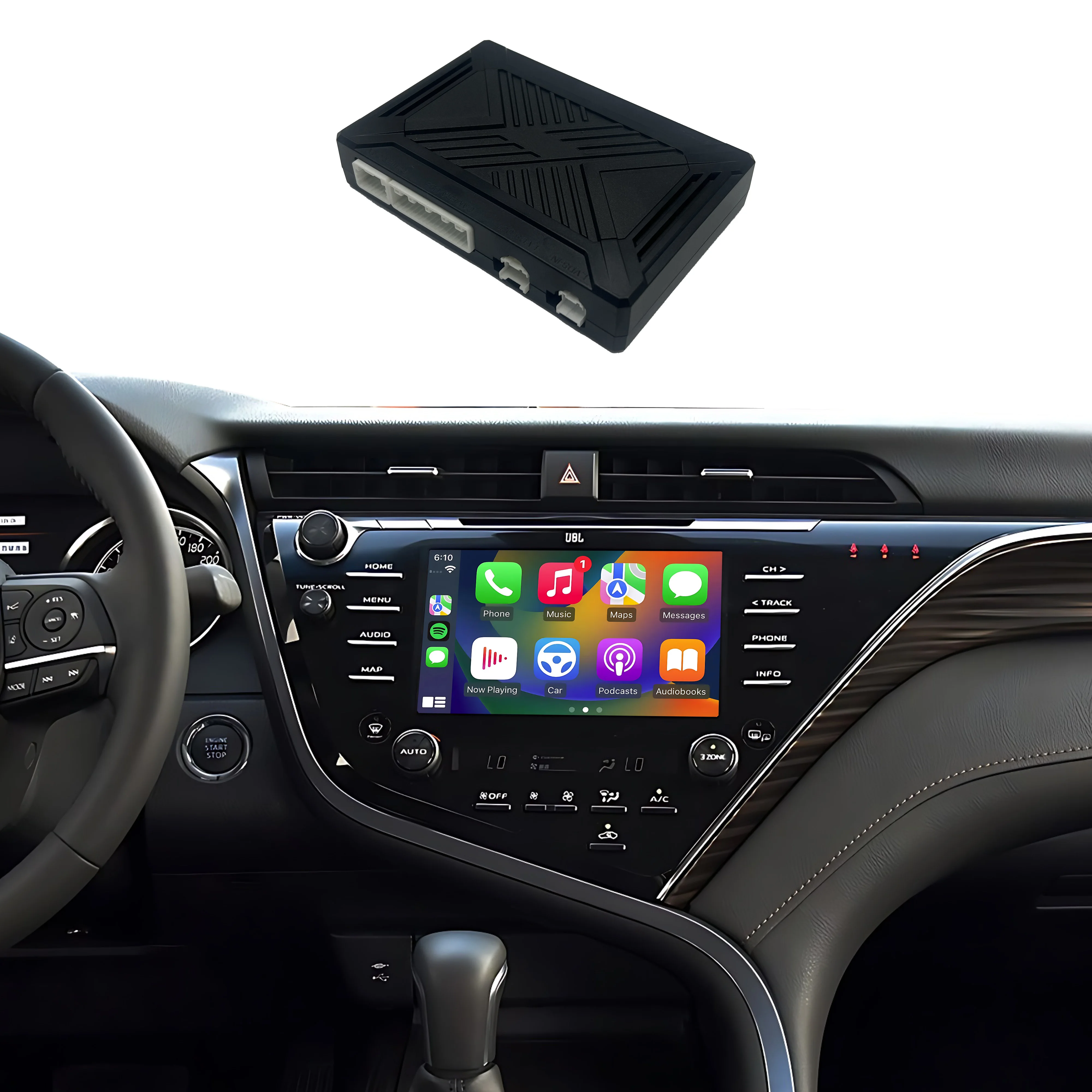 TOYOTA CAMRY 2018-2020 개조 키트 지원을 위한 무선 CarPlay 및 Android 자동 공장 ...