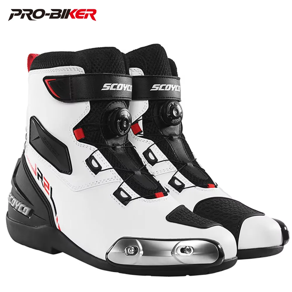 Scoyco Men Motorcycle Boots Motorcycle Shoes Enduro Motorcycle Boots ...