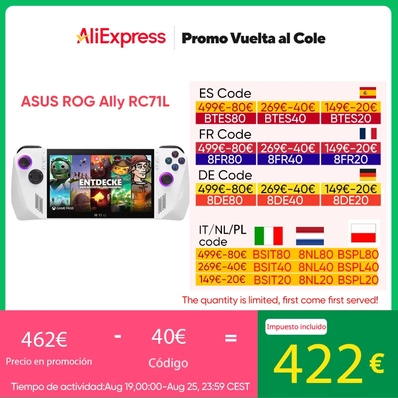 Original-ASUS-ROG-Ally-7-120Hz-FHD-IPS-1080p-Gaming-Handheld-AMD-Ryzen ...