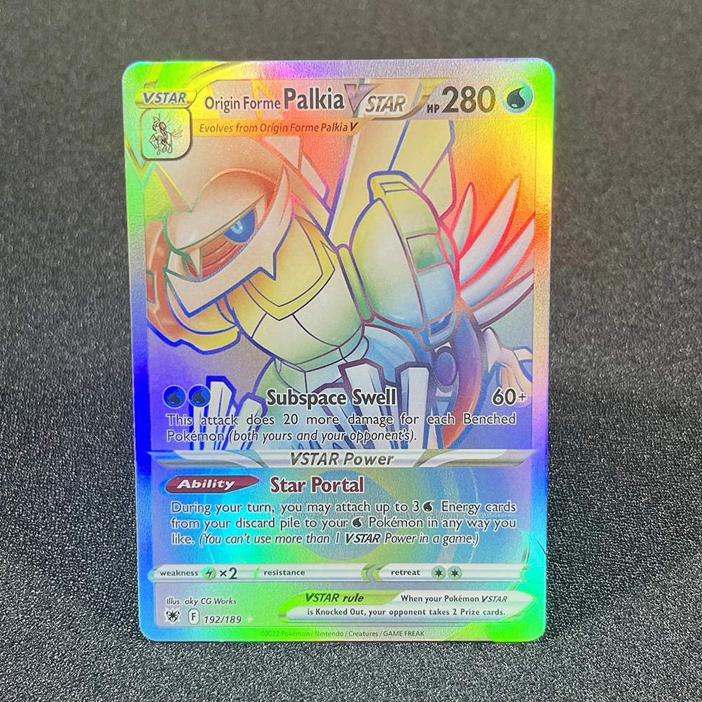 Pokémon Single Cards Sword & Shield Astral Radiance (ASR) Origin Forme Palkia Machamp Foil TCG ...
