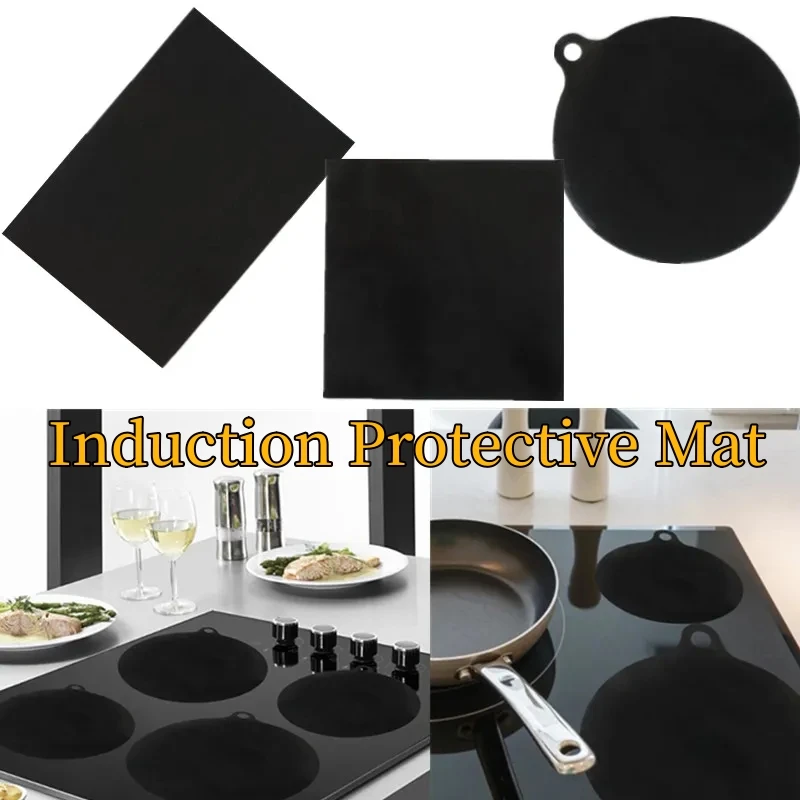 Induction-Cooker-Pad-Reusable-Protective-Pad-High-Temperature-Anti-Slip ...