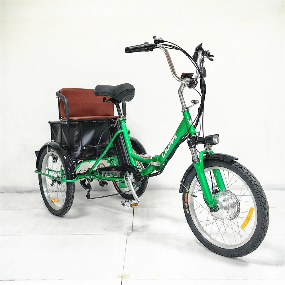 Open-48V-350W-Motorized-City-Electric-Tricycles-3-Wheel-Cargo-Bike ...