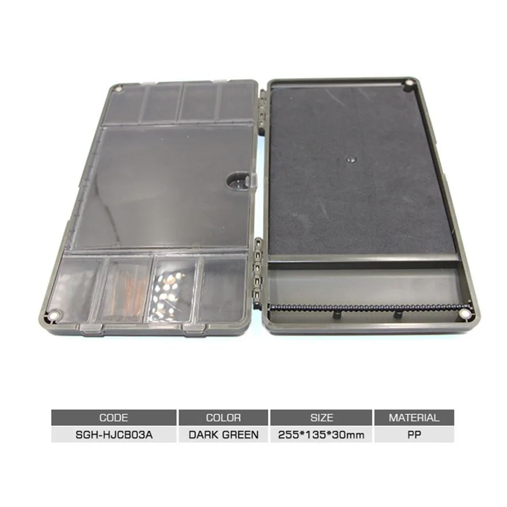 Fishing-Rig-Board-Box-Terminal-Tackle-System-Carp-Swivels-Hooks-Storage-System-Tackle-Bait-Multi ...
