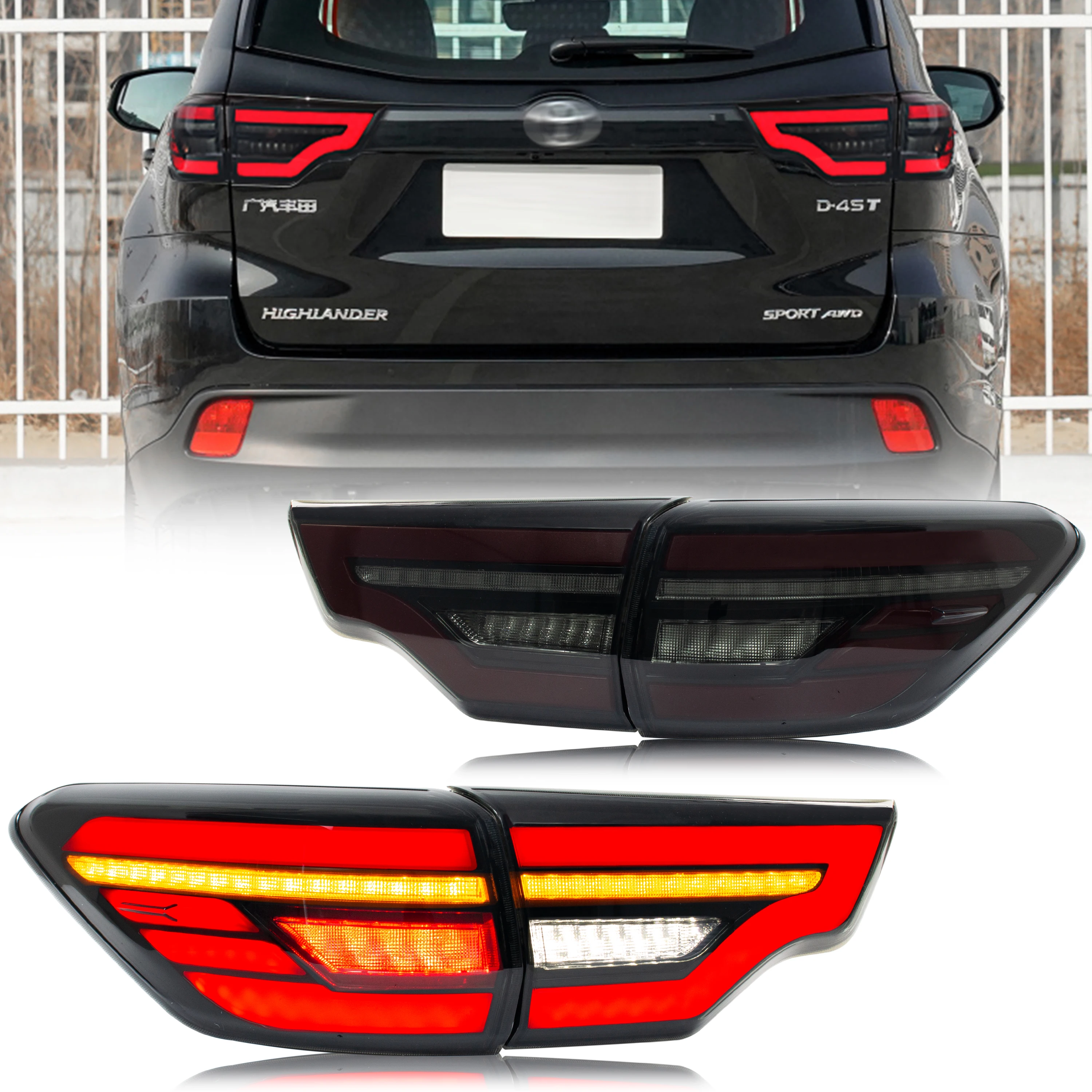 LED-Tail-Lights-for-Toyota-Highlander-2014-2018-Start-up-Animation ...