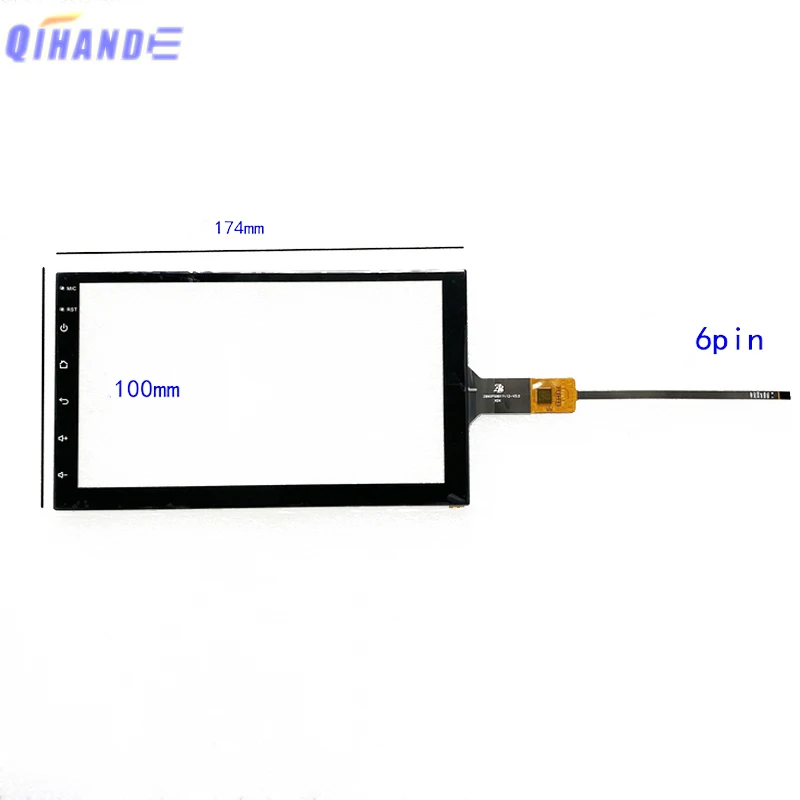 2.5D New 7 Inch Touch Screen P/N FD101GS0035A-FPC-V02 GPS Car ...