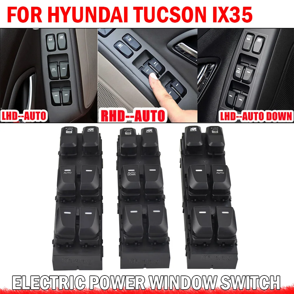 Car Accessorie New Electric Power Window Switch For Hyundai IX35 Tucson ...