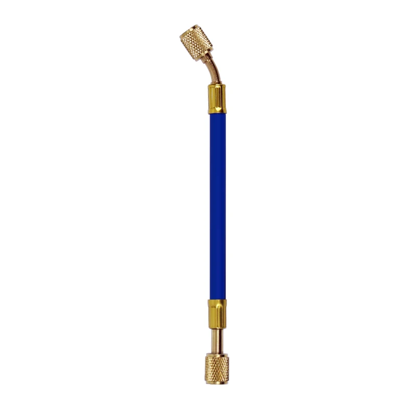 1-4-SAE-R12-R22-R134a-Measuring-Hose-With-Built-in-Check-Valve-Gauge ...