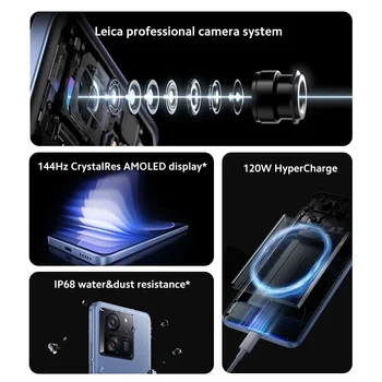 Xiaomi-cámara Leica 13T Pro 5G de 50MP, 144Hz, 6,67 ", AMOLED, 5000mAh ...