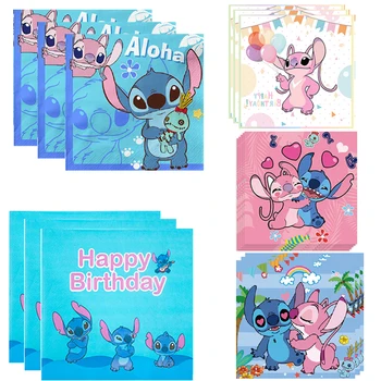 Lilo & Stitch Baby Shower Party Print Napkins Party Stitch Angle ...