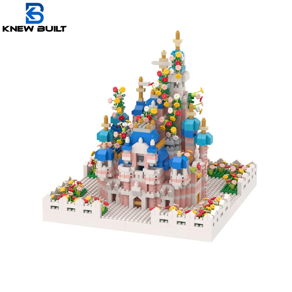 Bloques-de-construcci-n-de-Super-Mini-castillo-con-arquitectura-de ...