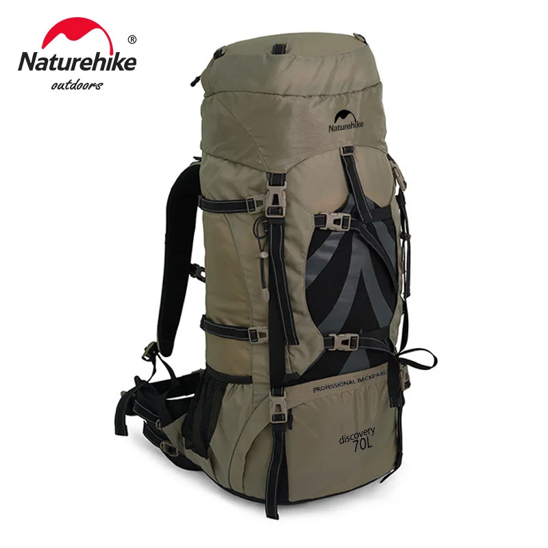 Naturehike Mochila Profissional Outdoor Caminhadas Travel Bag Grande Capacidade 70L Montanhismo ...