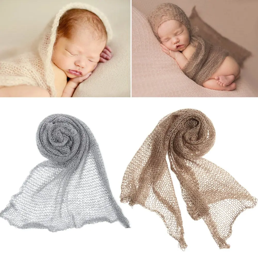 Baby-Photography-Props-Blanket-Wraps-Stretch-Knit-Wrap-Newborn-Photo ...