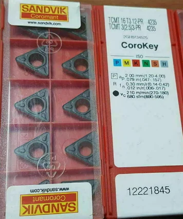ORIGINAL 10PCS CARBIDE INSERT TCMT 16T312 PR 4235| | - AliExpress