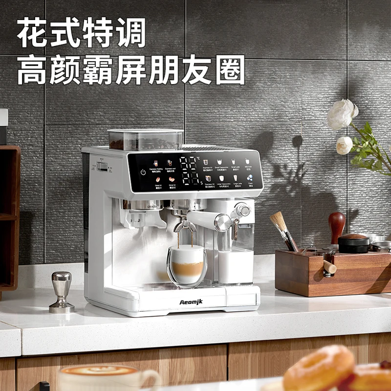 Aeomjk CM5710 Semi-automatic Espresso Machine with Integrated Semi ...