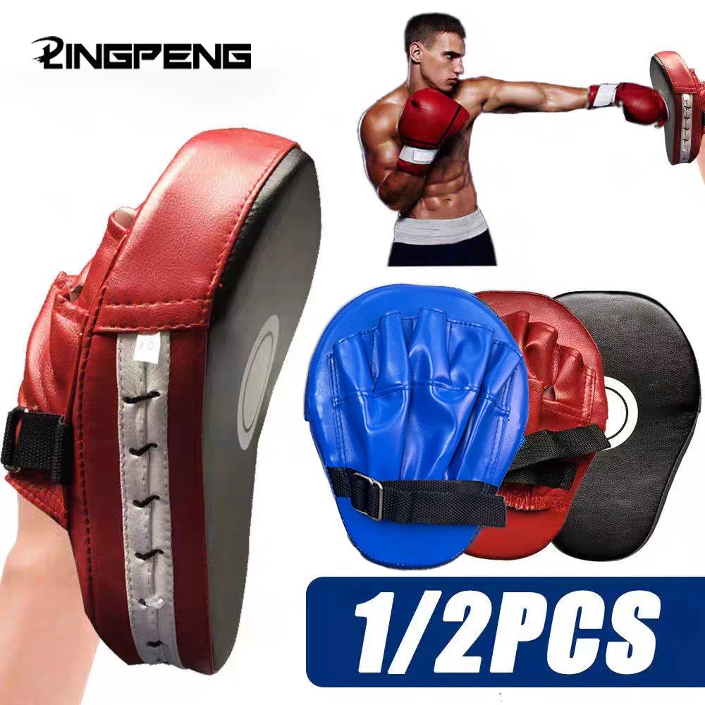 One-Curved-Glove-Boxing-Pad-Hand-Target-Boxing-Pad-Gloves-Training ...