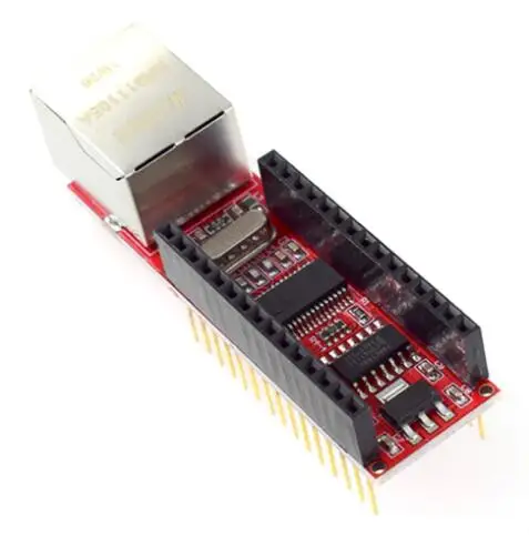For-Arduino-Nano-V3-0-Board-ENC28J60-Ethernet-HR911105A-Shield-RJ45 ...