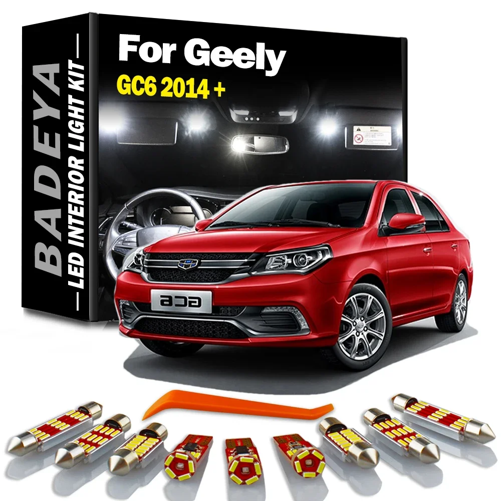 10Pcs-For-Geely-GC6-2014-2015-2016-2017-2018-2019-Vehicle-LED-Interior ...
