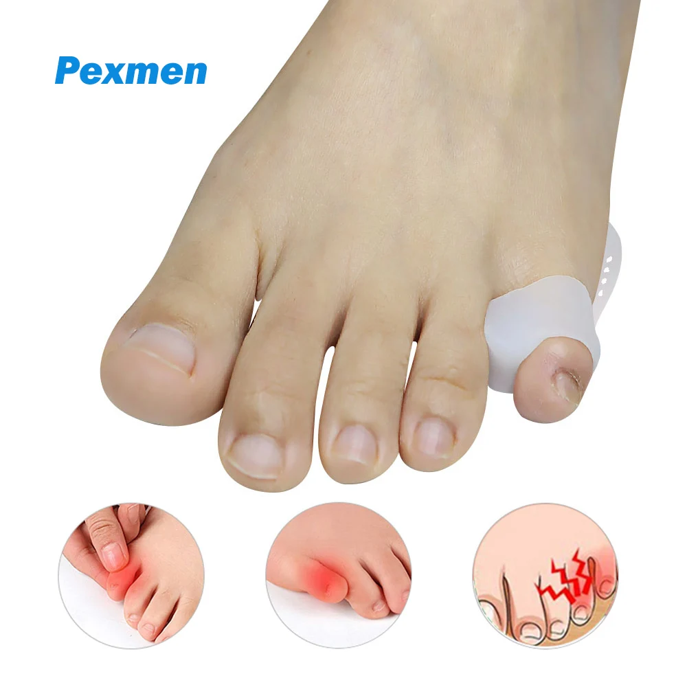 Pexmen-2Pcs-Tailor-s-Bunion-Pads-Soft-Gel-Bunionette-Cushions-Tailors ...