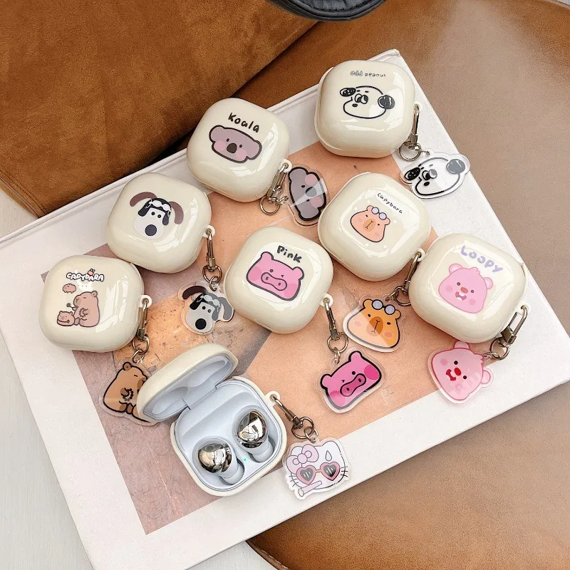 ins-Cute-Cartoon-Clear-Earbuds-Cover-For-Samsung-Galaxy-Buds-FE-2-Pro ...