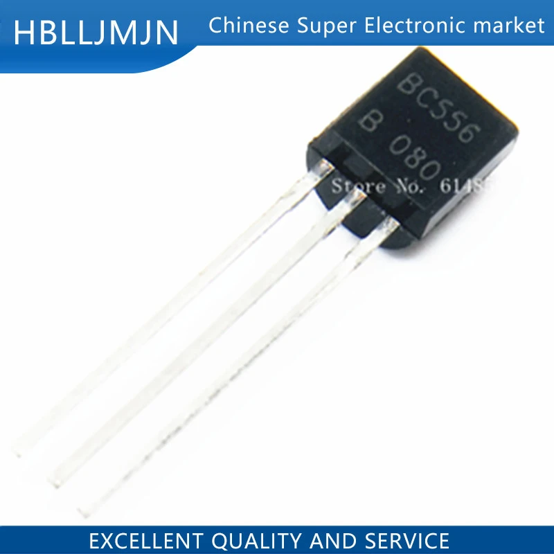 100pcs Bc546 Bc546b Bc556 Bc556b Each 50pcs 0.1a/65v Npn Low Power ...