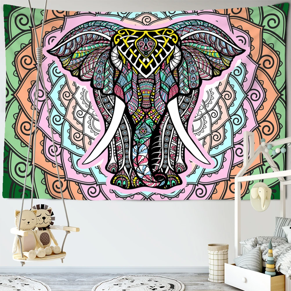 Boho Elephant Background