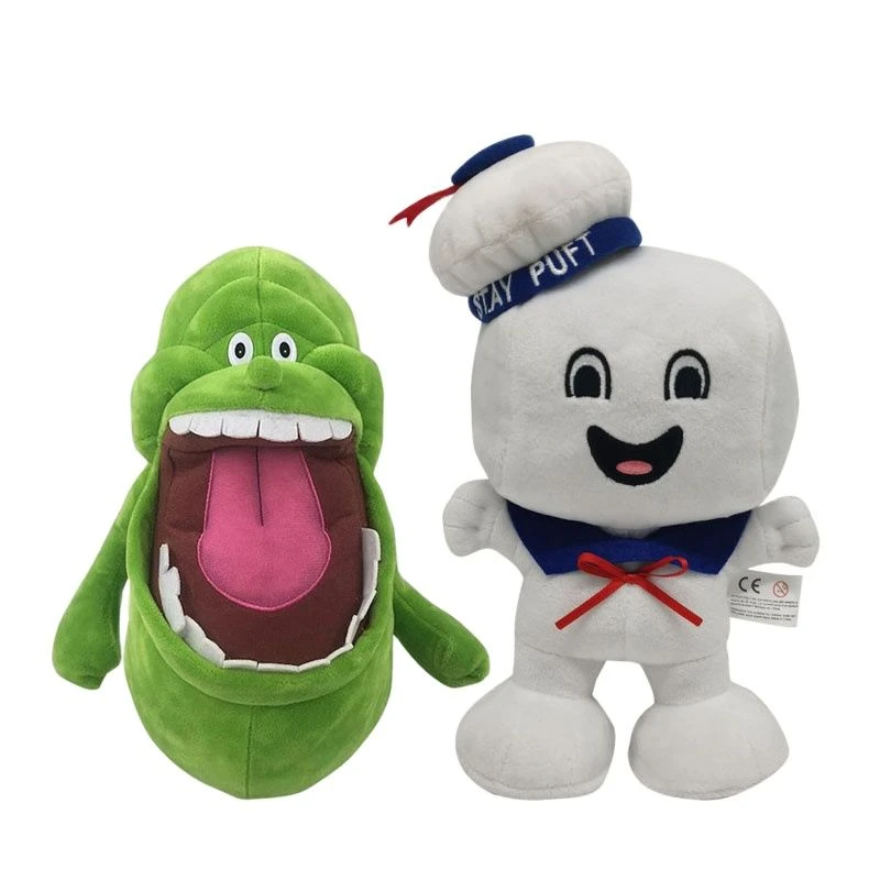 Cute Green Ghostbusters Plush Toys Cartoon Ghost Stuffed Doll Toys For ...