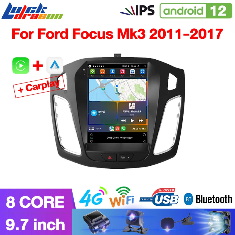 Carplay-Android-Auto-9-7inch-Car-Radio-4G-WIFI-GPS-8-128g-For-Ford ...