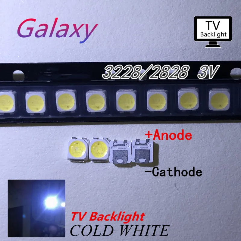 100pcs/lot FOR 2828 LED Backlight TT321A 1.5W-3W with zener 3V 3228 ...