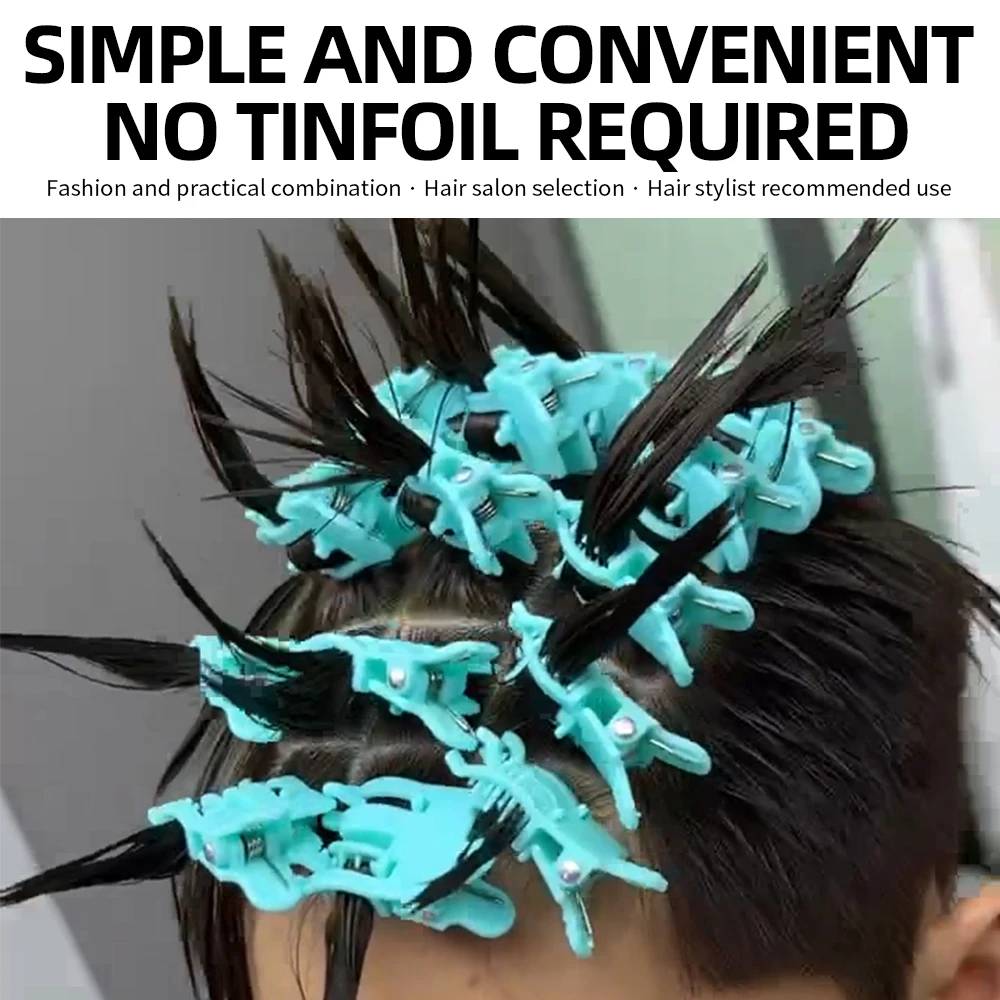25Pcs Bag Reusable Perm Hair Clip Hair Curl Styling Clamps For Man ...