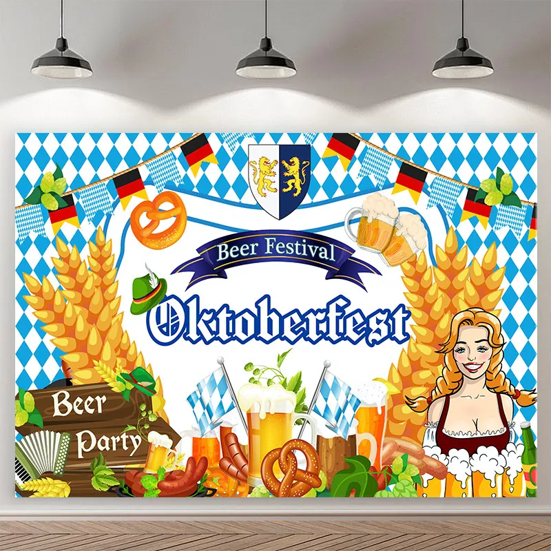 Oktoberfest decorations Oktoberfest Party Supplies Oktoberfest Backdrop ...