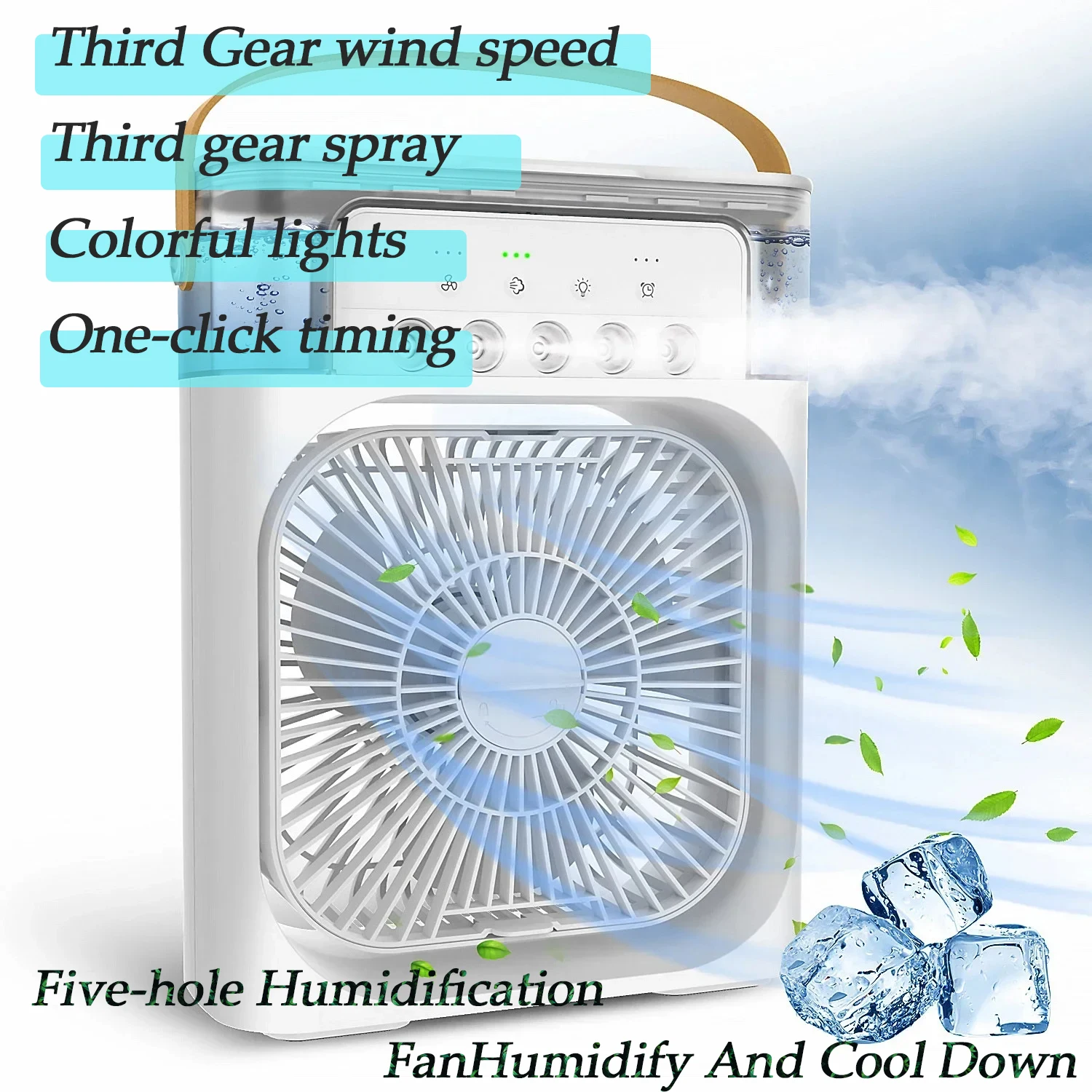 Portable-Humidifier-Fan-Air-Conditioners-USB-Electric-Fan-LED-Night ...