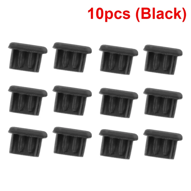 1-10pcs Silicone Micro USB Dust Plug Universal Android Charging Port ...