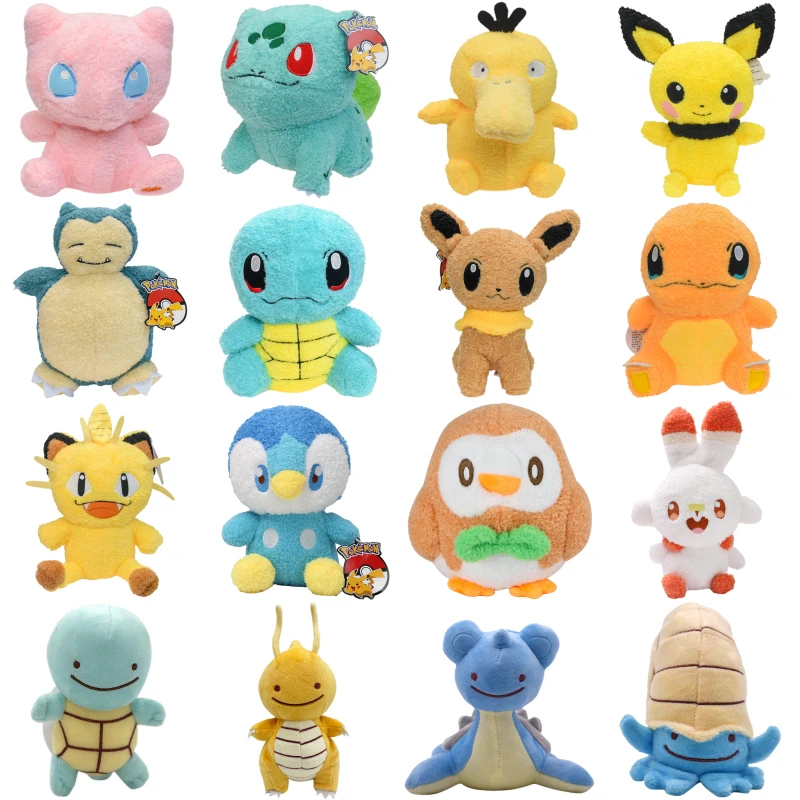 Kawaii-Pokemon-Pichu-Mew-Bulbasaur-Charmander-Soft-Plush-Toys-Cute ...