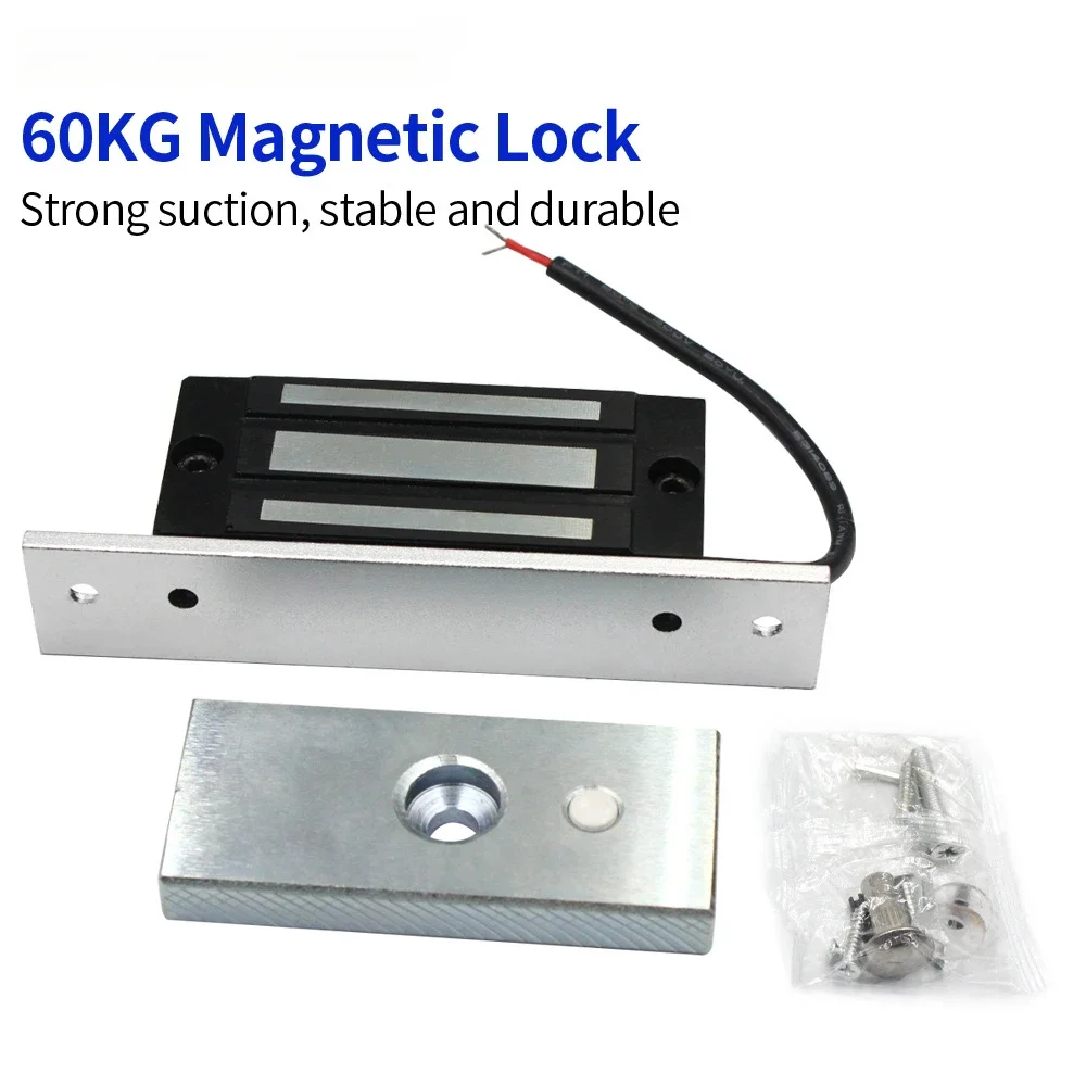 DC12V-60KG-130Lbs-Electric-Magnetic-Lock-Holding-Force-Side-Mount ...