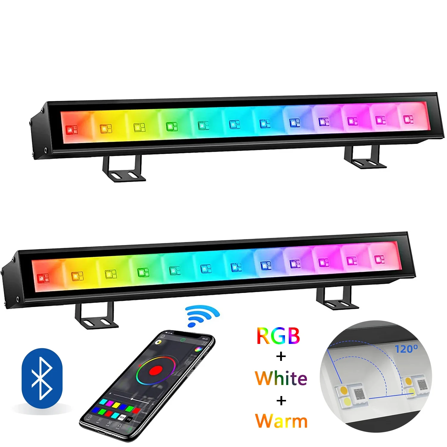 1pcs-2pcs-Smart-APP-Control-Outdoor-LED-Wall-Washer-45W-RGB-Wash-Light ...