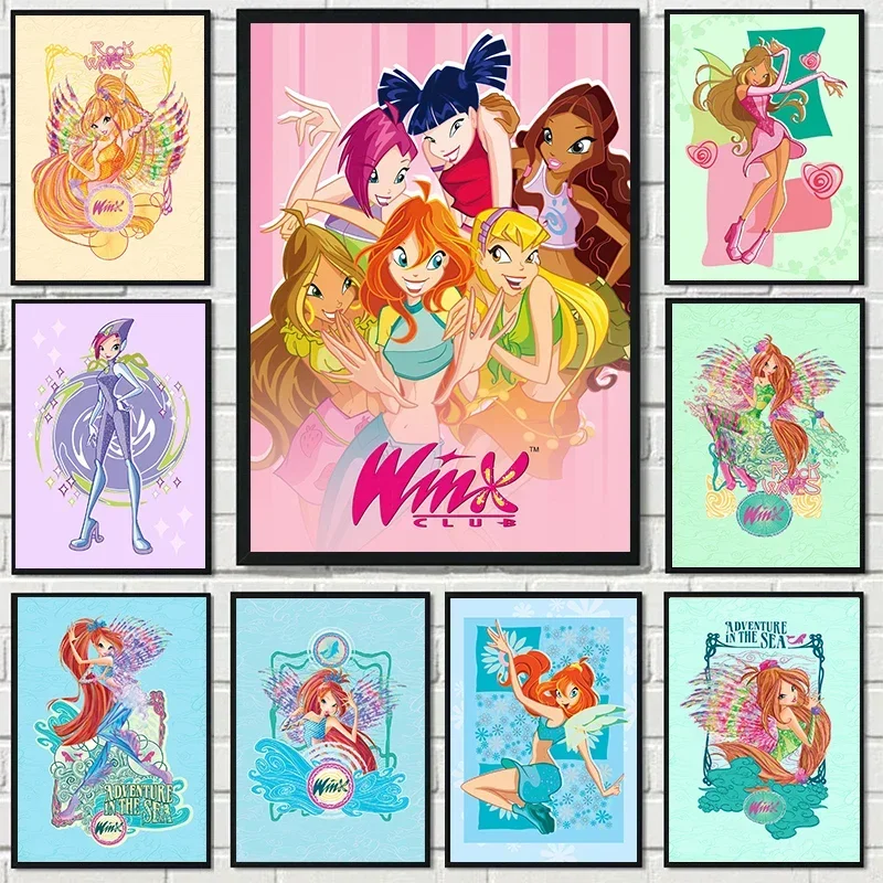 Spanish-Animation-W-Winx-Club-Posters-and-Prints-Cartoon-Character ...