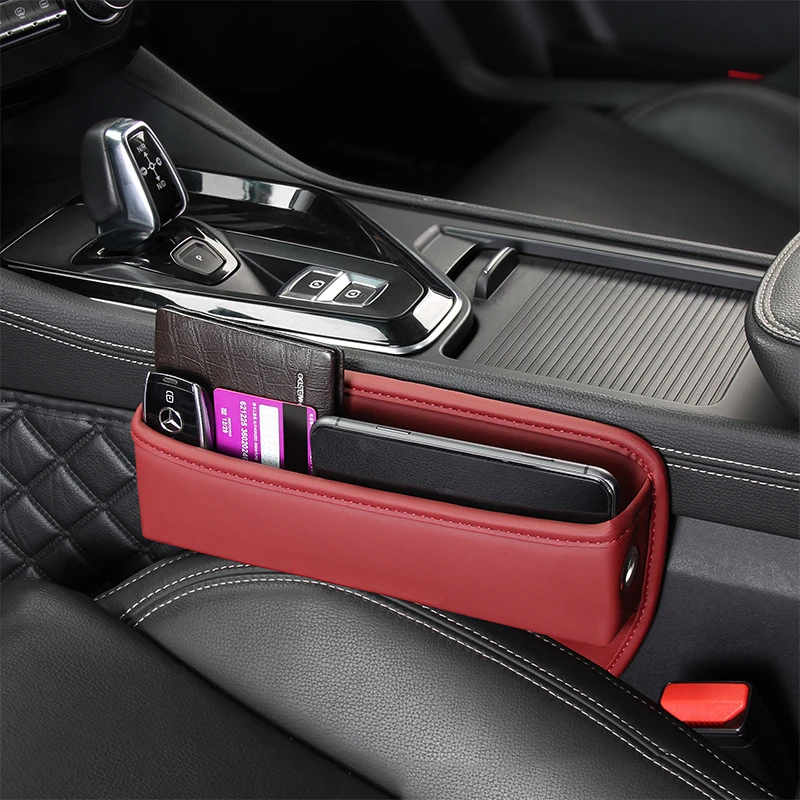 Car Seat Gap Storage Box Car Gap Storage Box Storage Box of Leather ...