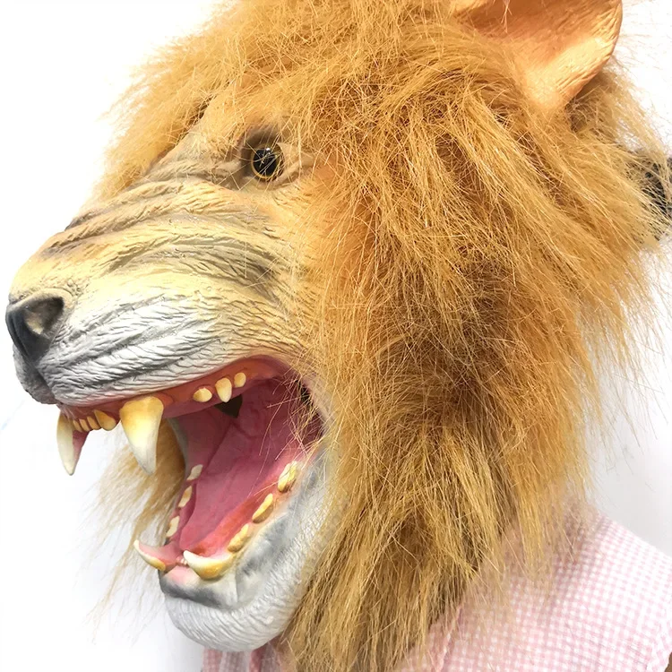 Anime-Lion-Mask-Latex-Mascaras-Halloween-Animal-Cosplay-Party-Mask ...