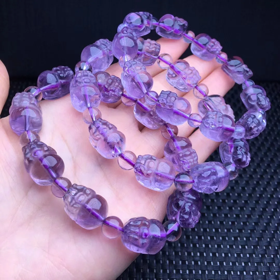 1-Pc-Fengbaowu-Natural-Amethyst-Pixiu-Bracelet-Mythical-Animal-Pixiu ...