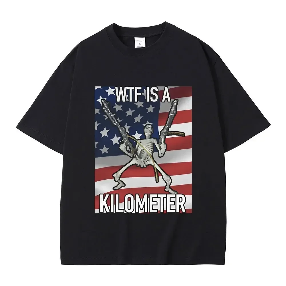 Camiseta-para-hombre-y-mujer-con-estampado-gr-fico-WTF-Is-A-km-camisa ...