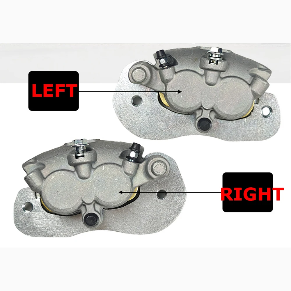 Rear Left & Right Brake Calipers & Sintered Pad Set For Can-Am Maverick ...