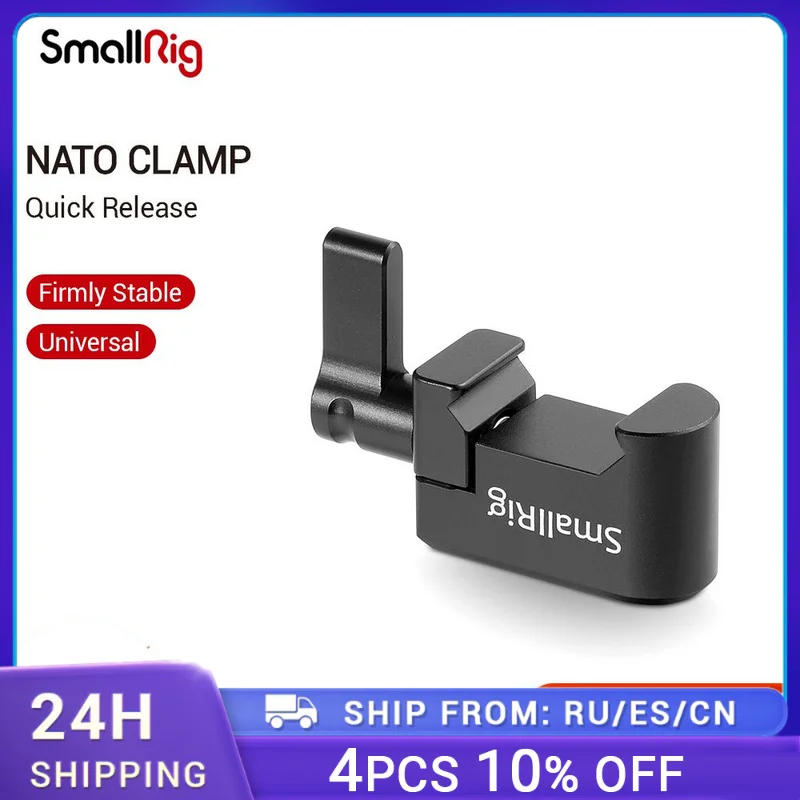 Smallrig Nato Clamp Quick Release Clamp With 1/4" 3/8" M2.5 Thread For ...