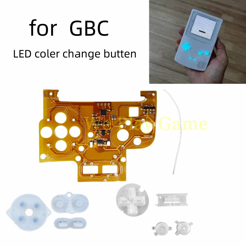 For-GBC-Button-Light-Assembly-LED-Color-Button-Mot-Kit-Flex-Cable-for ...